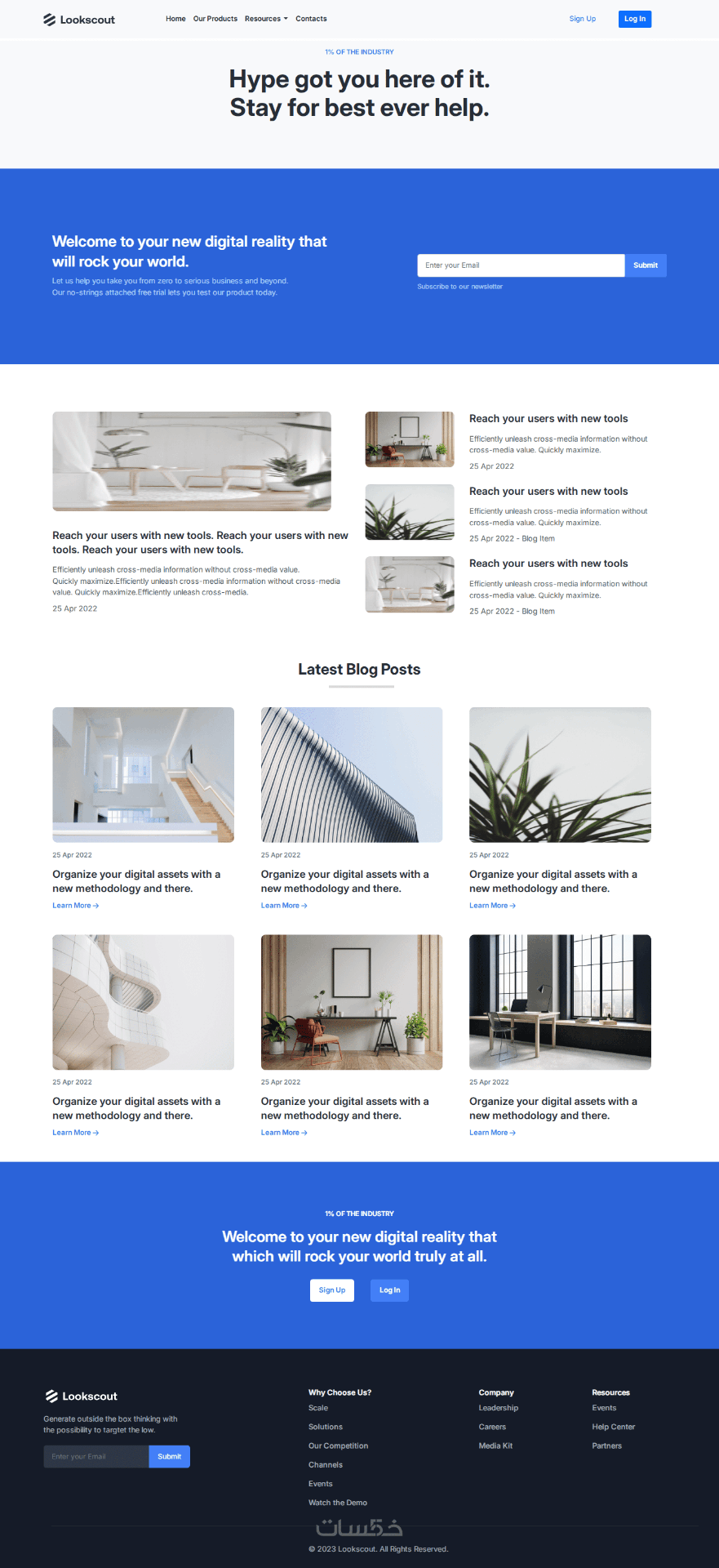 ilanding page using HTML CSS
