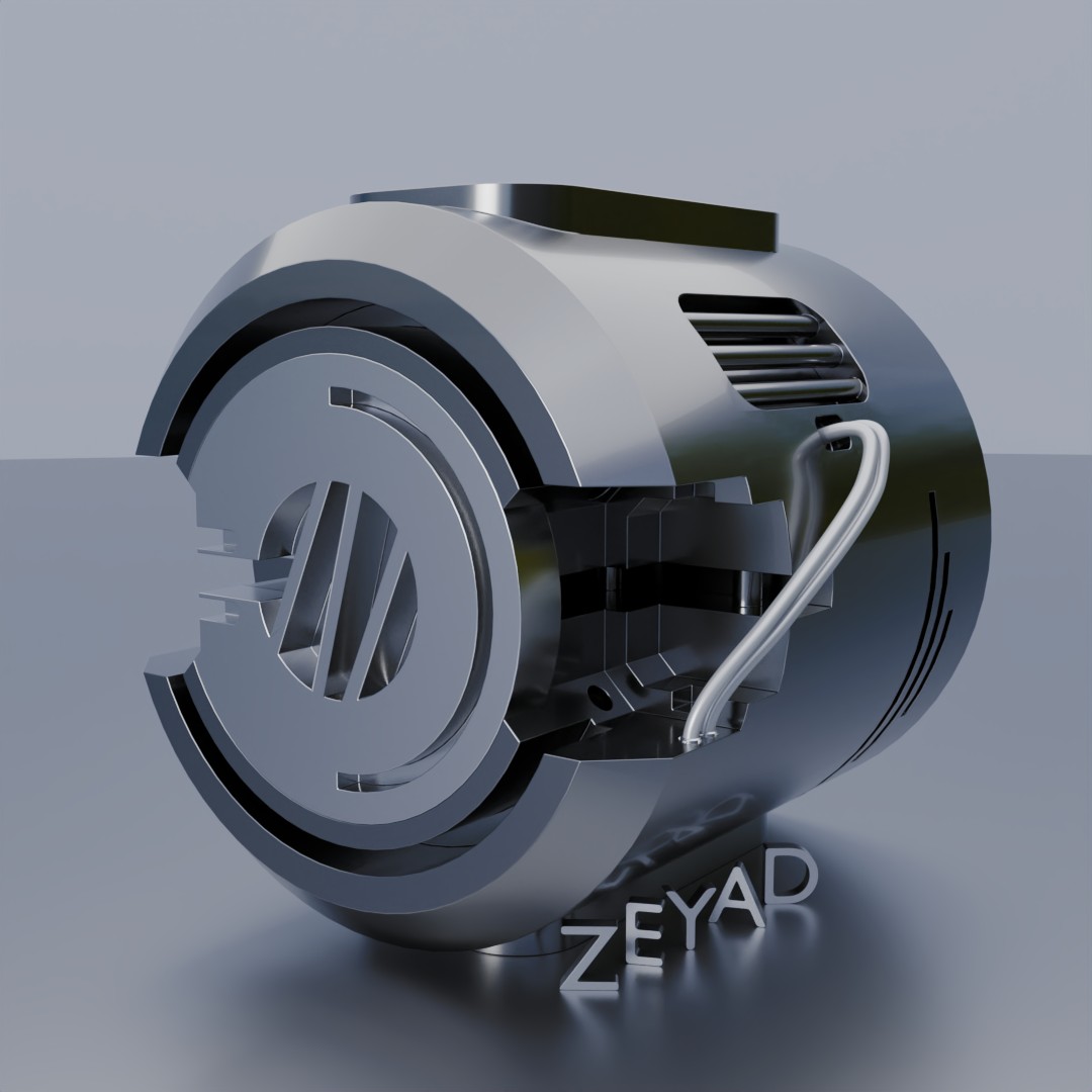 Realistic 3D Motor Model